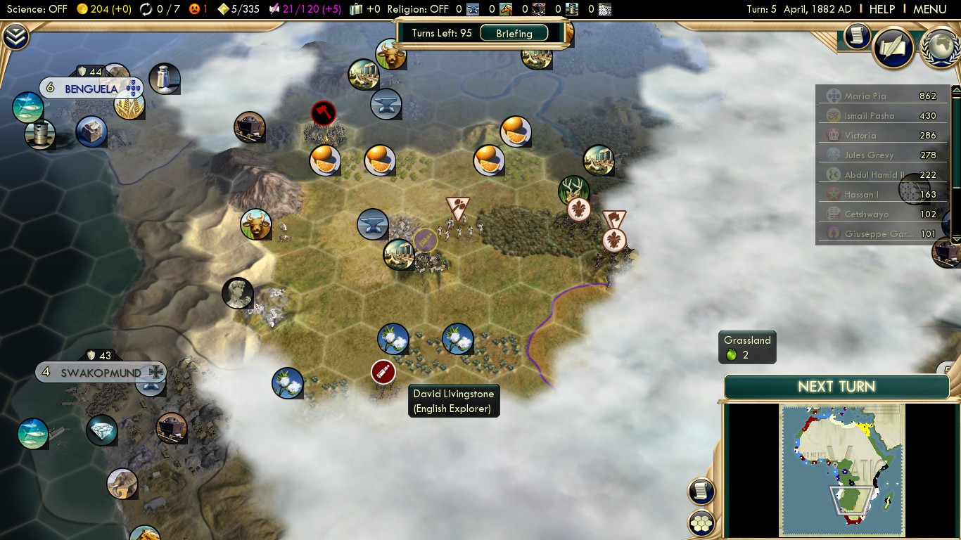 Scramble for Africa Belgium Strategy (Deity)