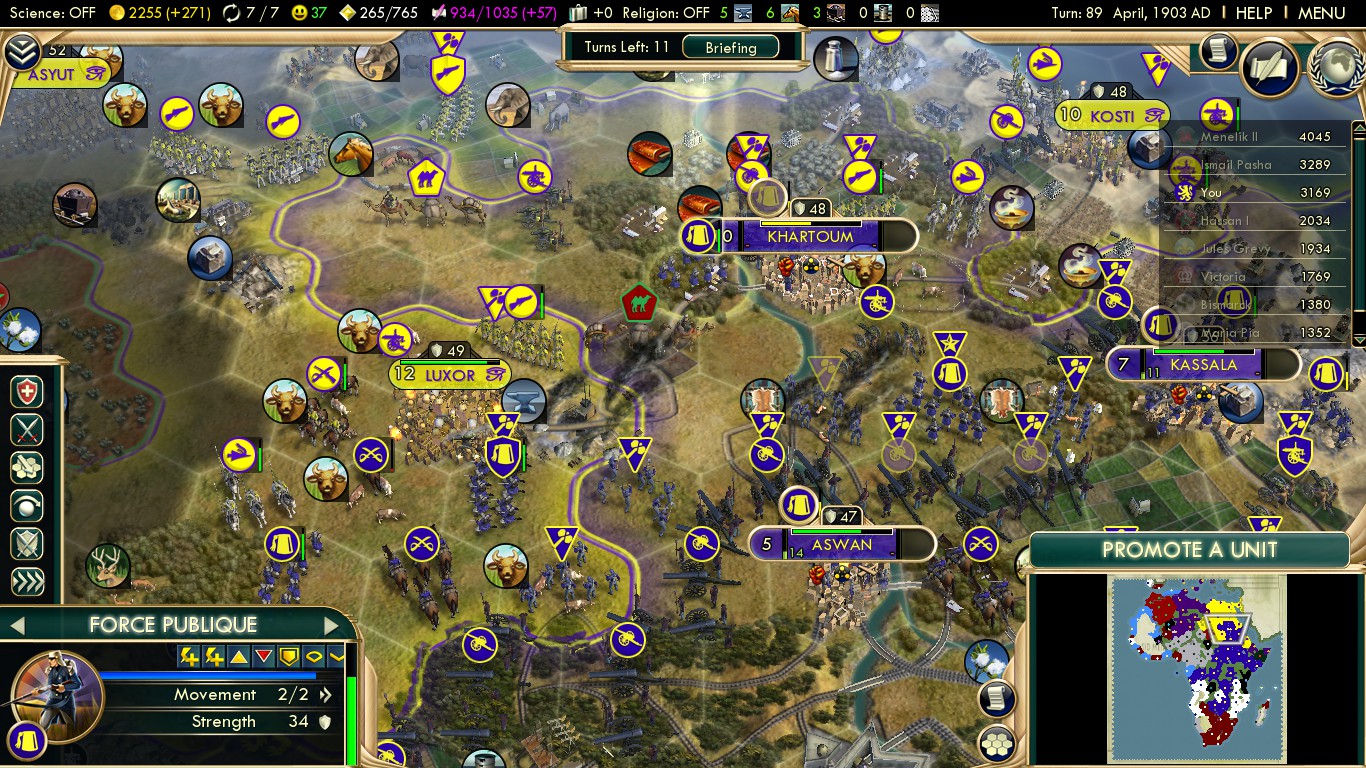 Scramble for Africa Belgium Strategy (Deity)