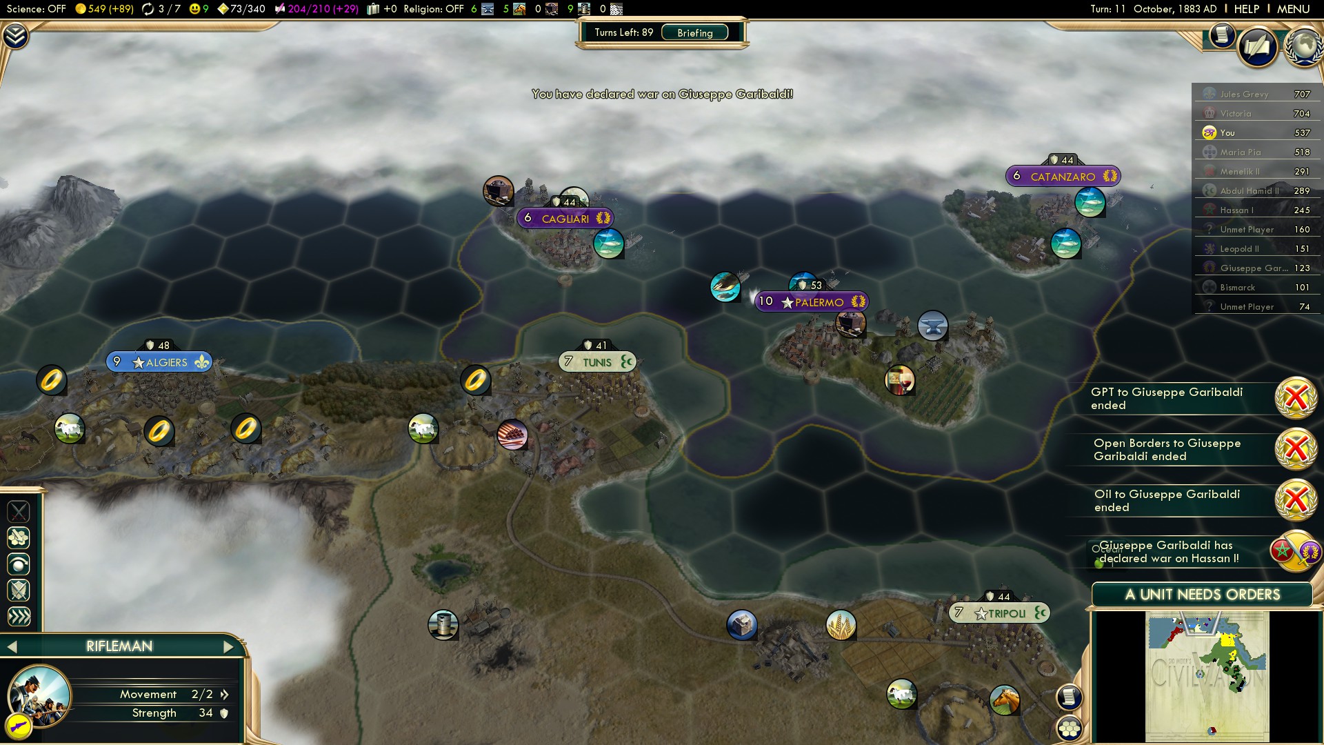 Scramble for Africa Egypt Strategy (Deity)