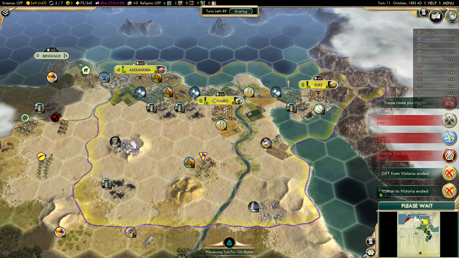 Scramble for Africa Egypt Strategy (Deity)
