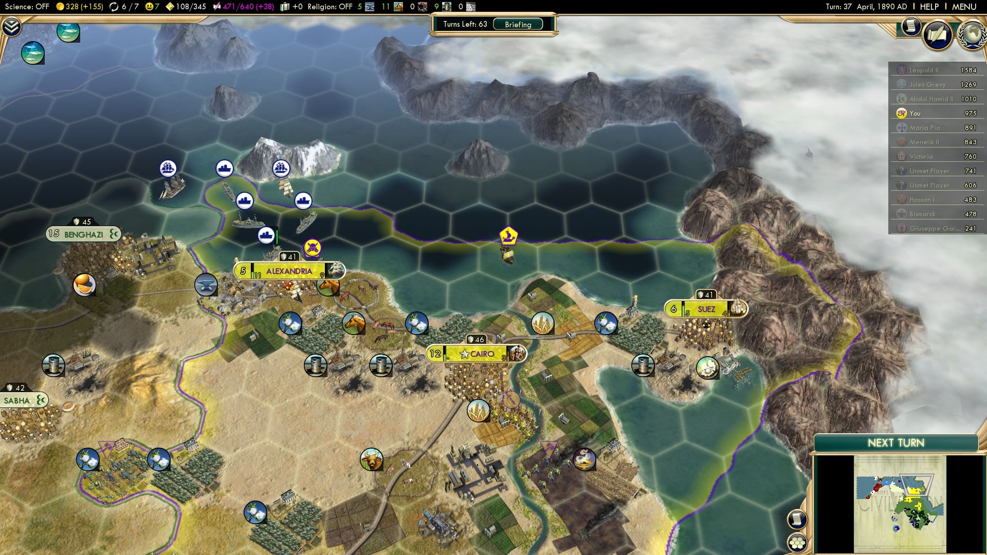 Scramble for Africa Egypt Strategy (Deity)