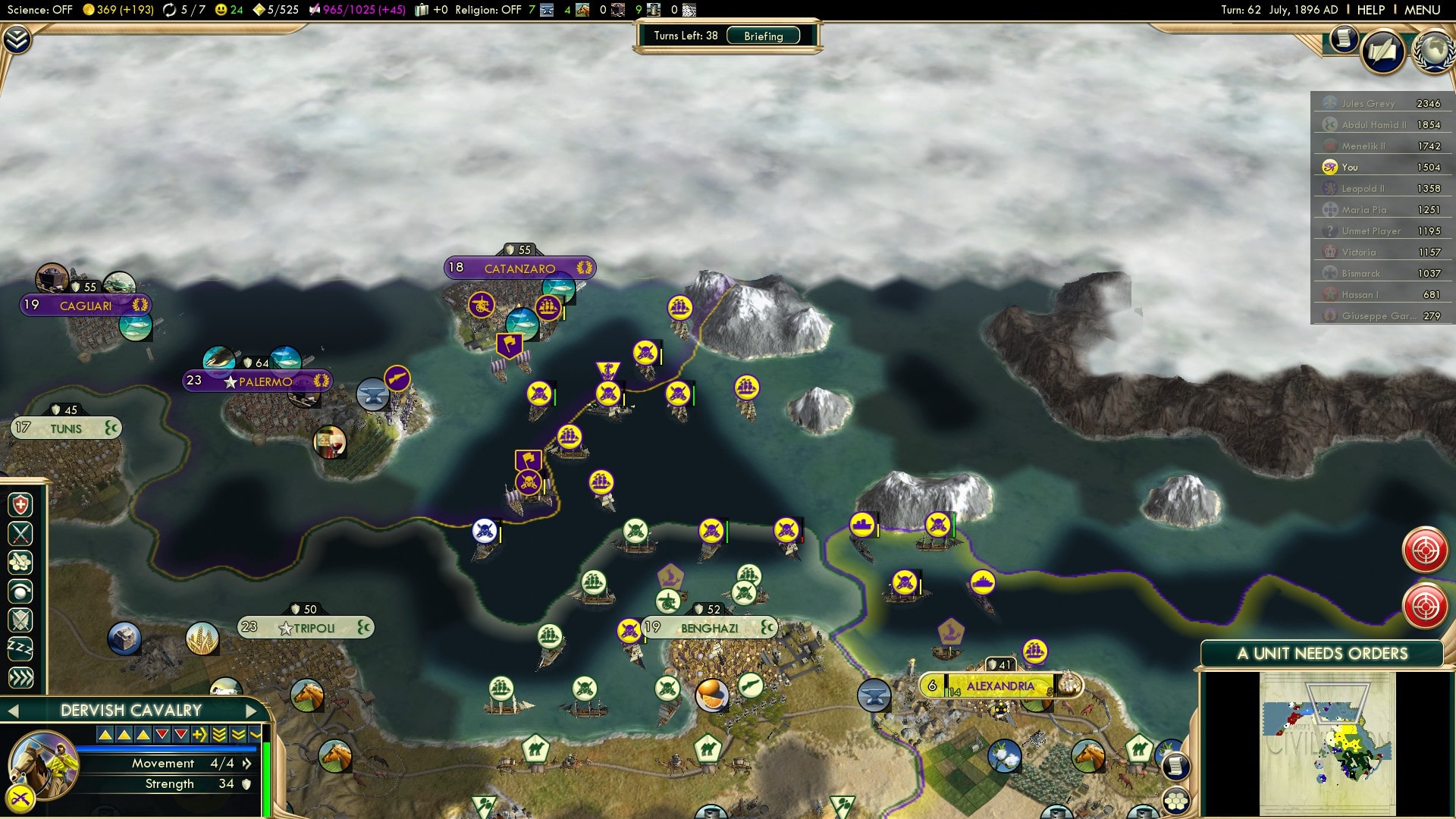 Scramble for Africa Egypt Strategy (Deity)