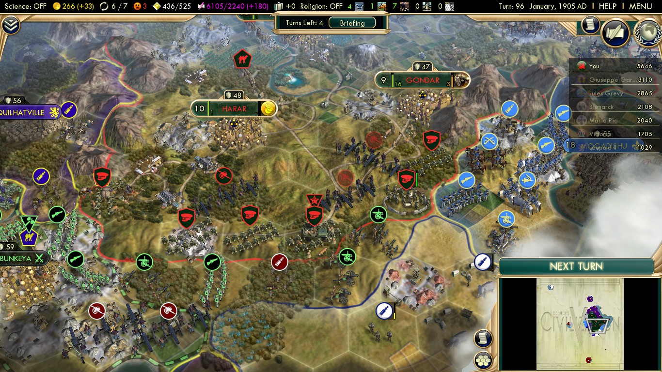 Scramble for Africa Ethiopia Strategy (Deity)