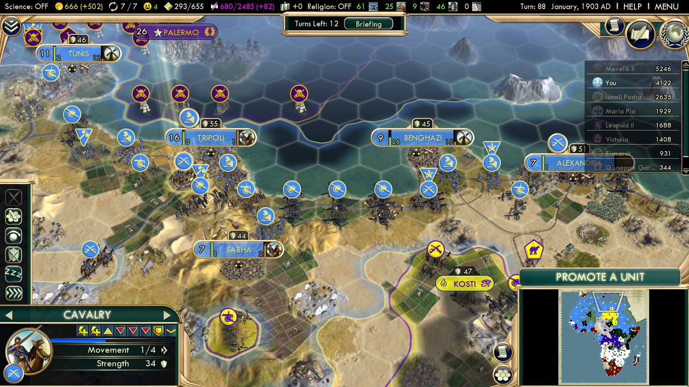 Scramble for Africa France Strategy (Deity)