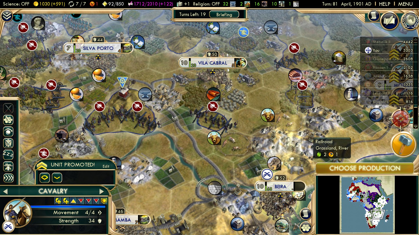 Scramble for Africa Portugal Strategy (Deity)
