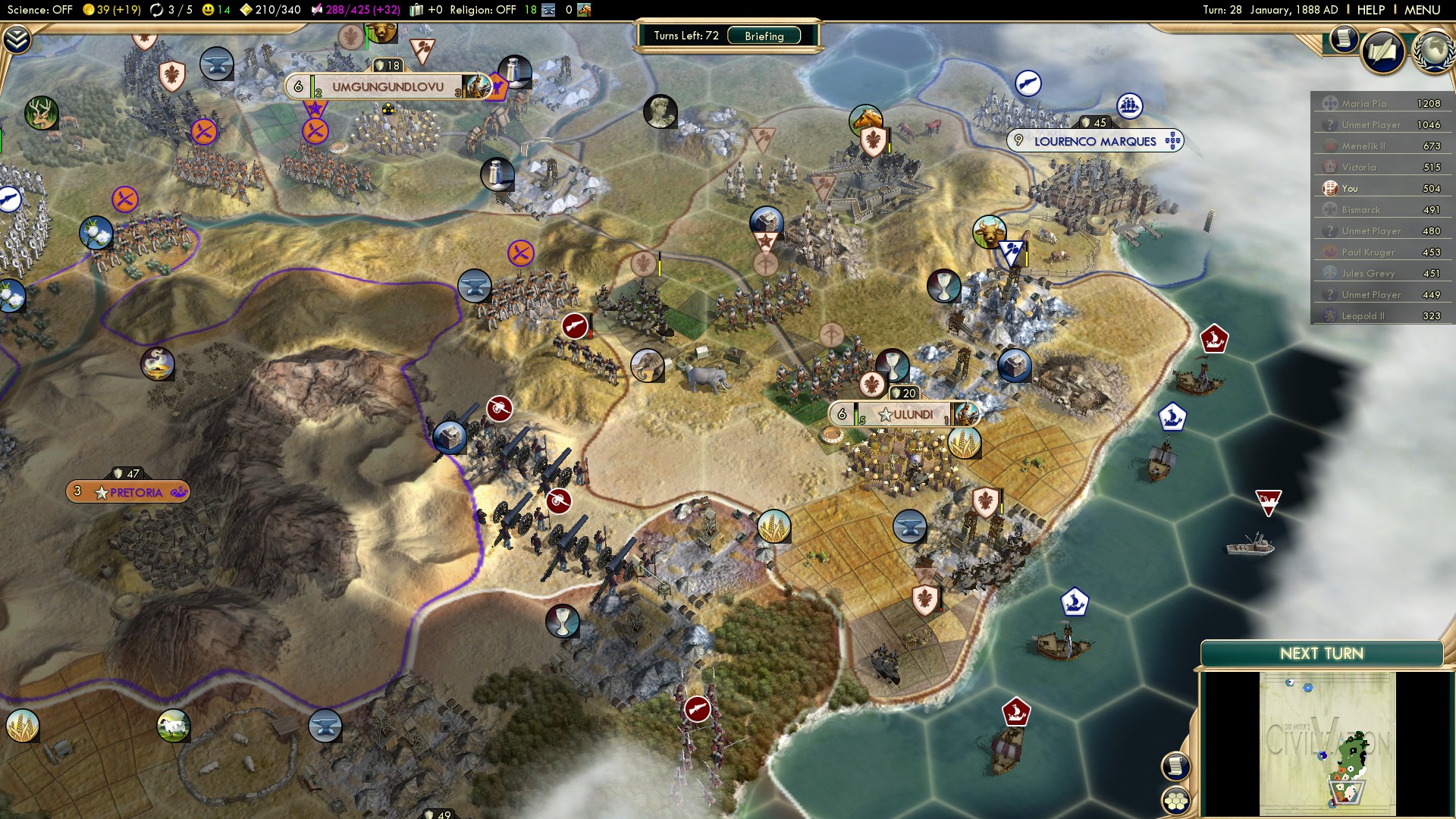 Mission: Possible! Scramble for Africa Zulu Strategy (Deity)