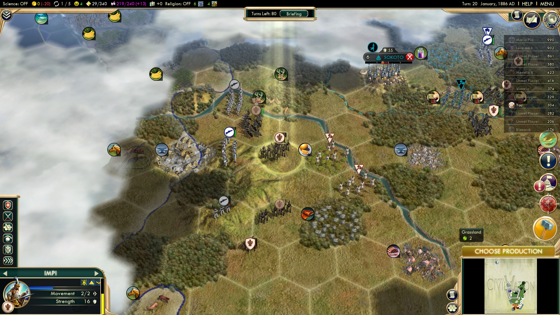 Mission: Possible! Scramble for Africa Zulu Strategy (Deity)