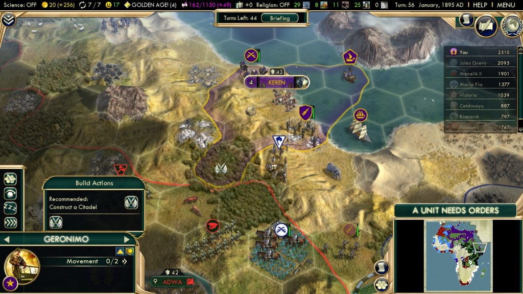 Scramble for Africa Italy Strategy (Deity)