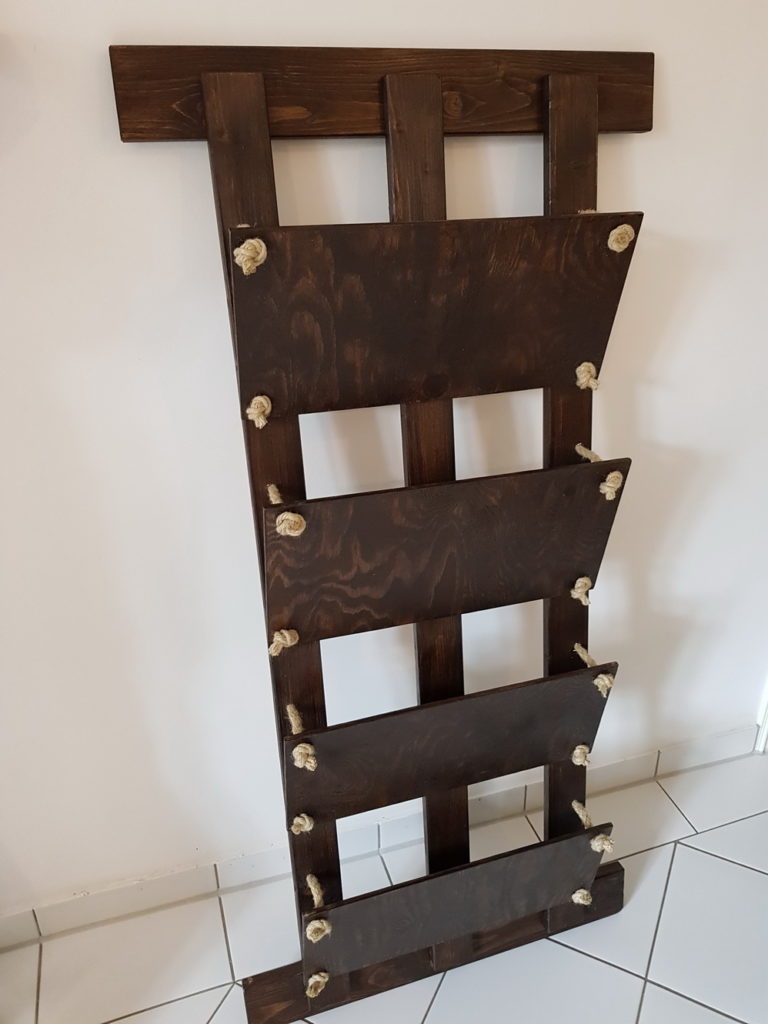 DIY Newspaper Rack