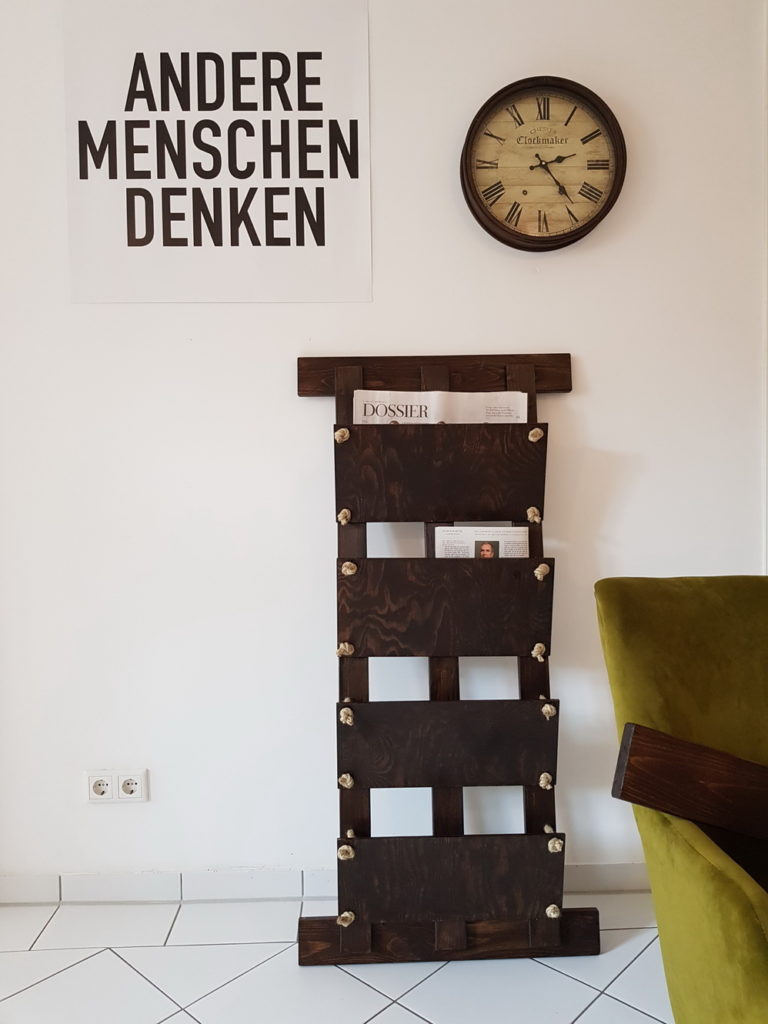 DIY Newspaper Rack