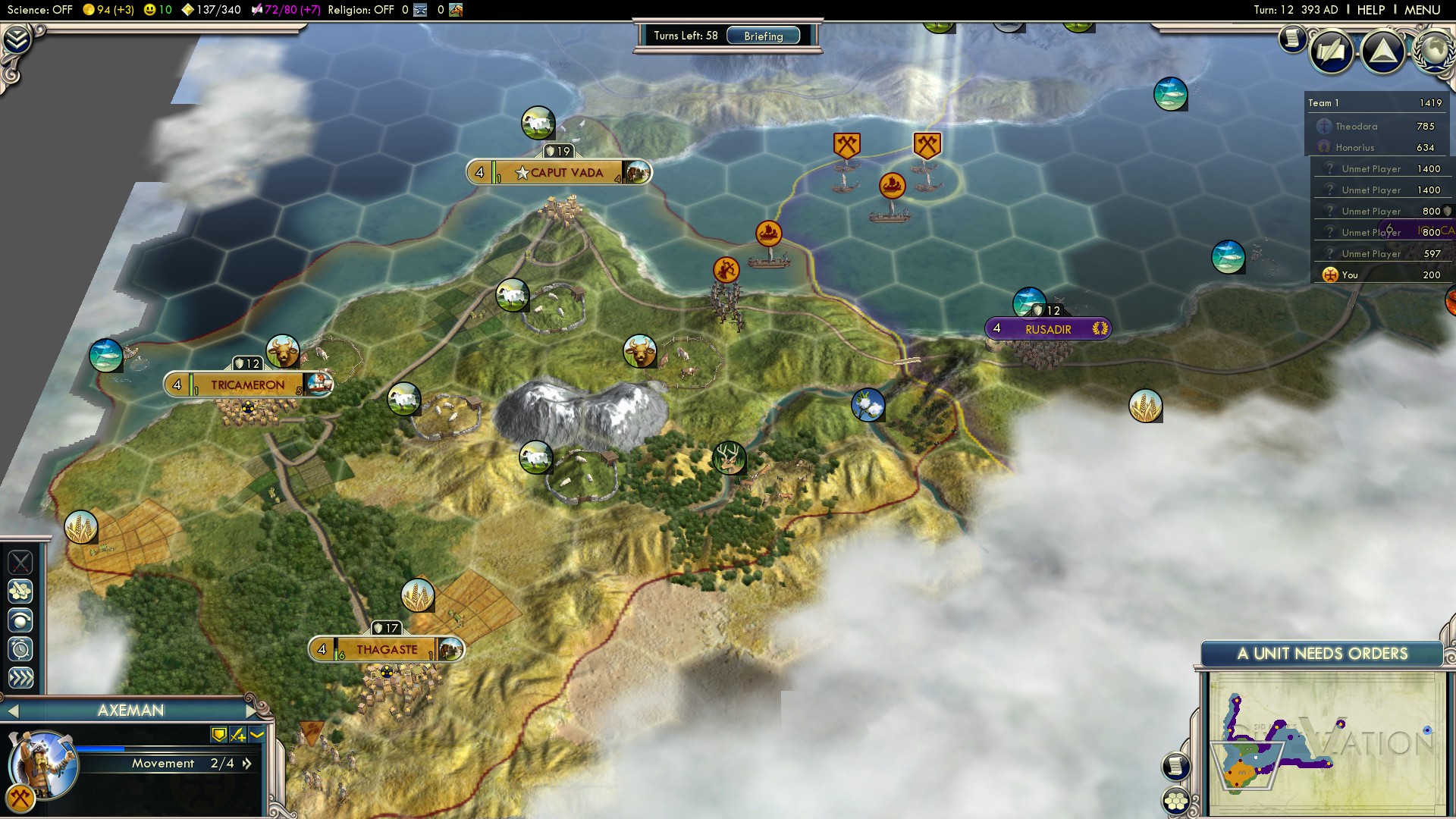 Fall of Rome Vandals Strategy (Deity)