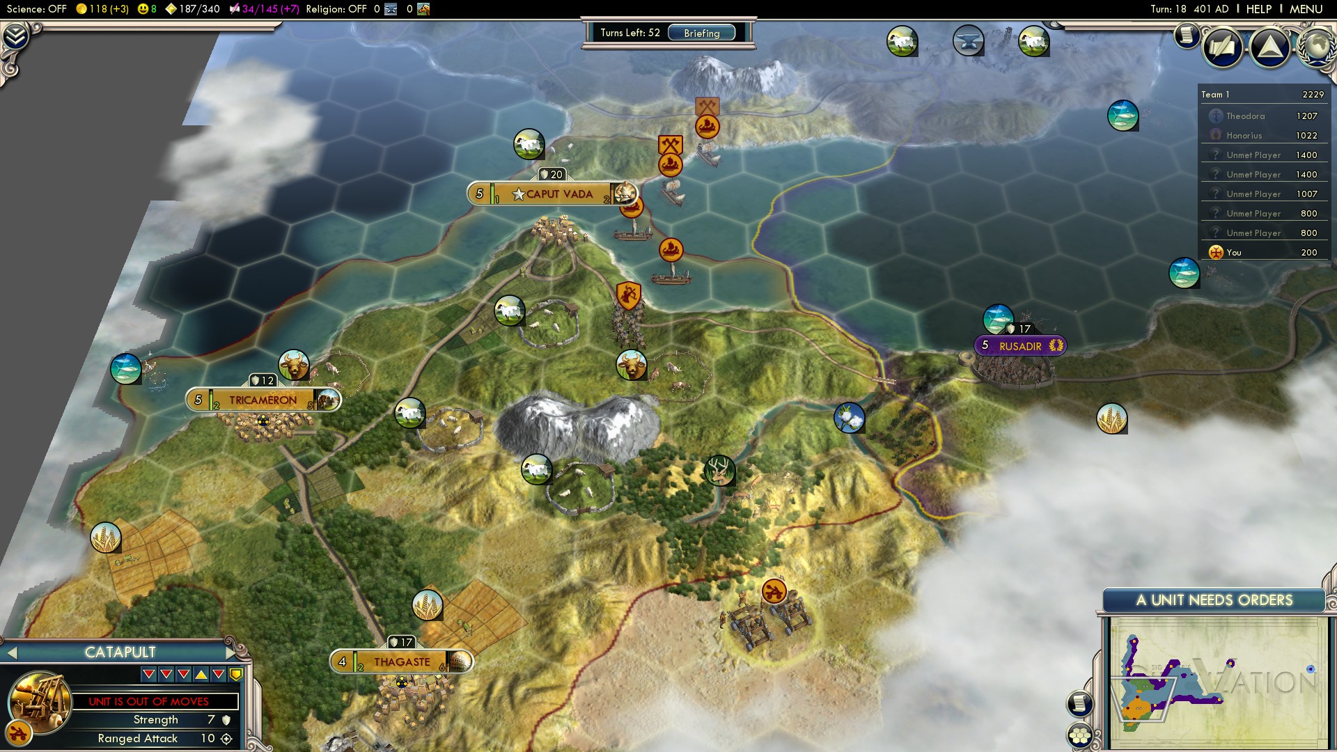 Fall of Rome Vandals Strategy (Deity)