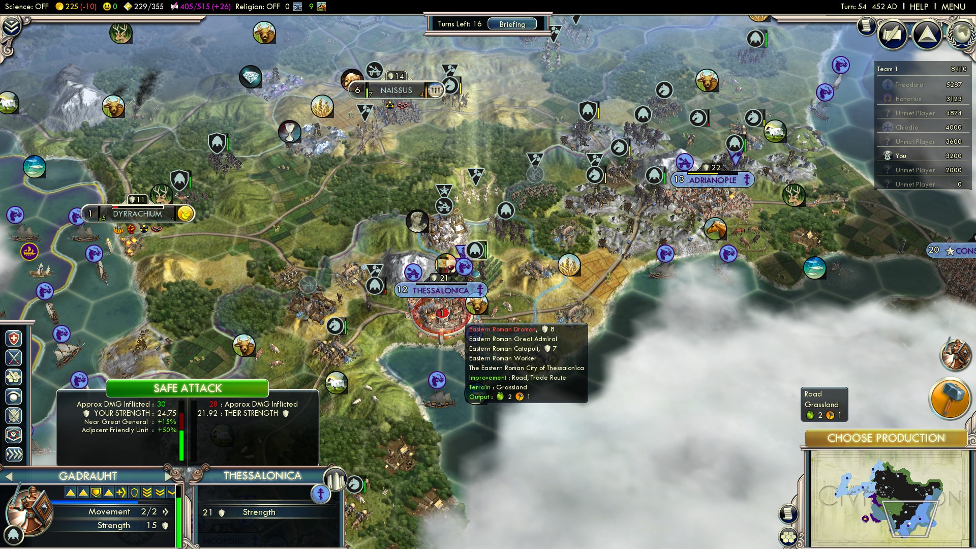 Fall of Rome Goths Strategy (Deity)