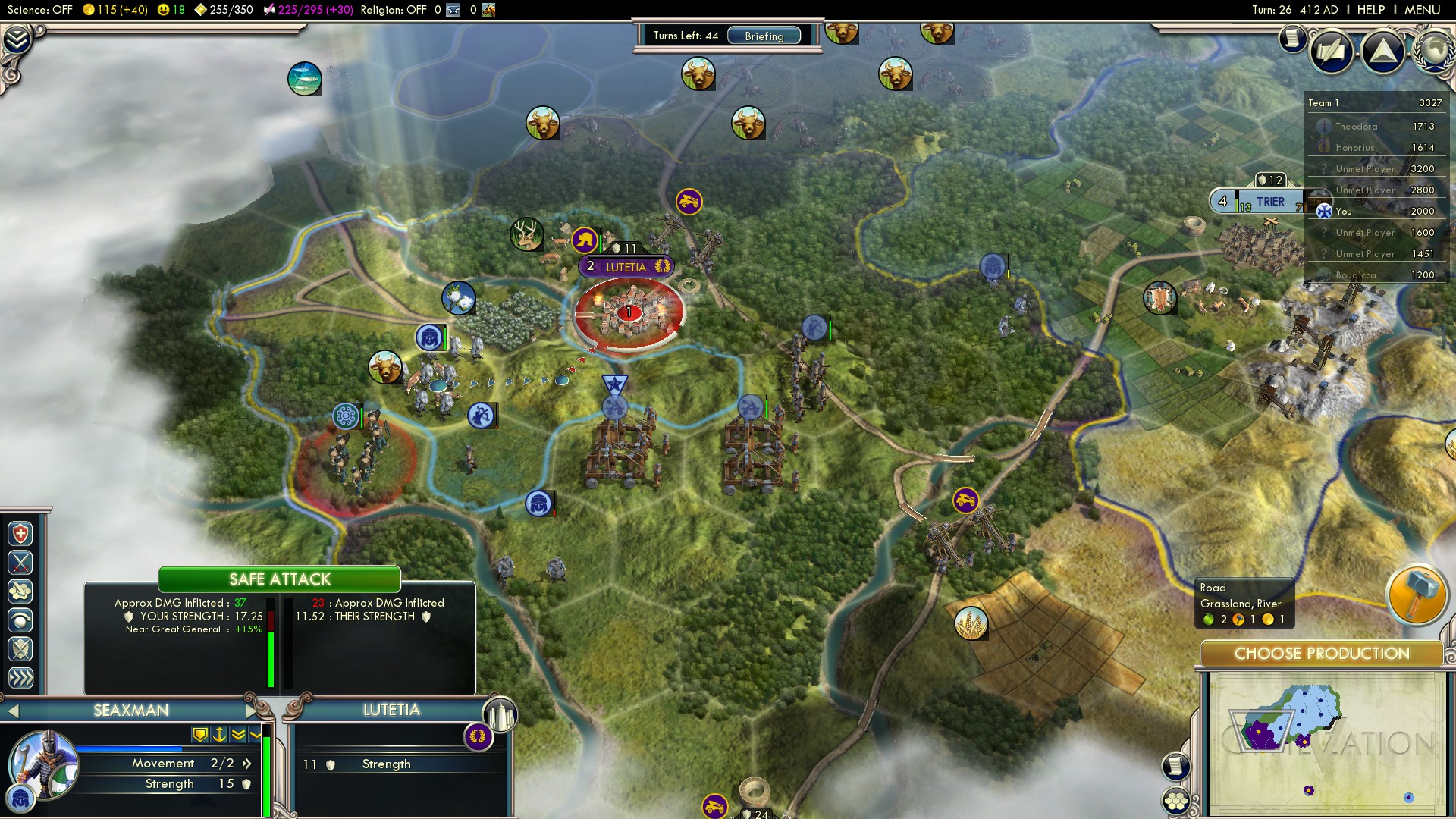 Fall of Rome Franks Strategy (Deity)