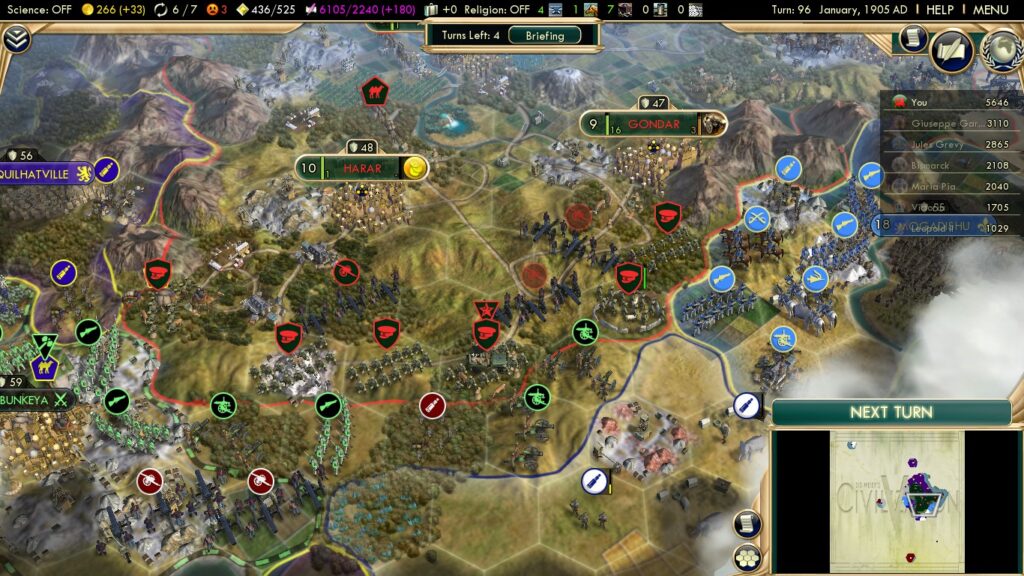 Scramble for Africa Ethiopia Strategy (Deity)