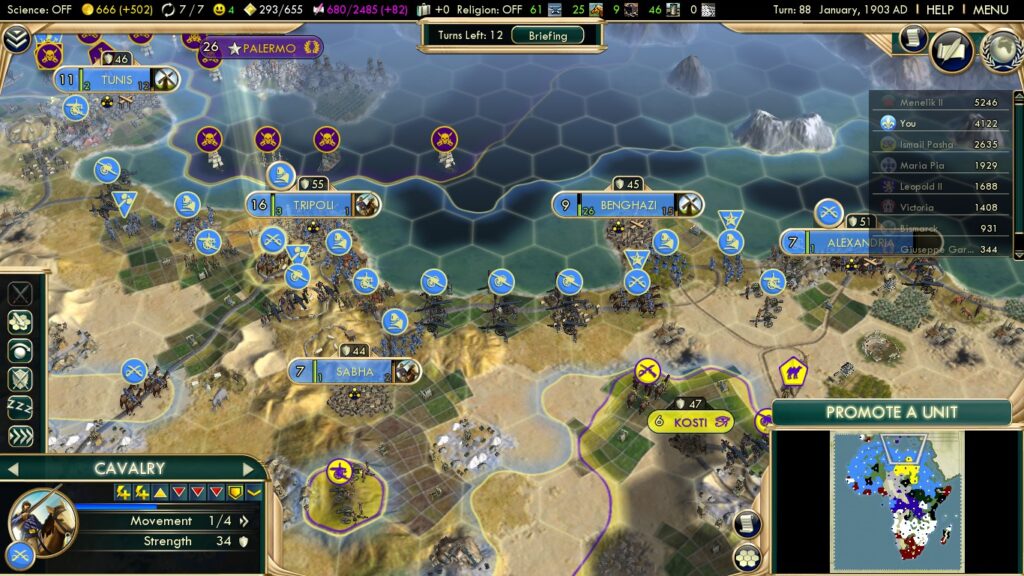 Scramble for Africa France Strategy (Deity)