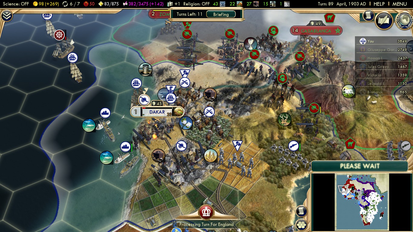 Scramble for Africa Portugal Strategy (Deity)